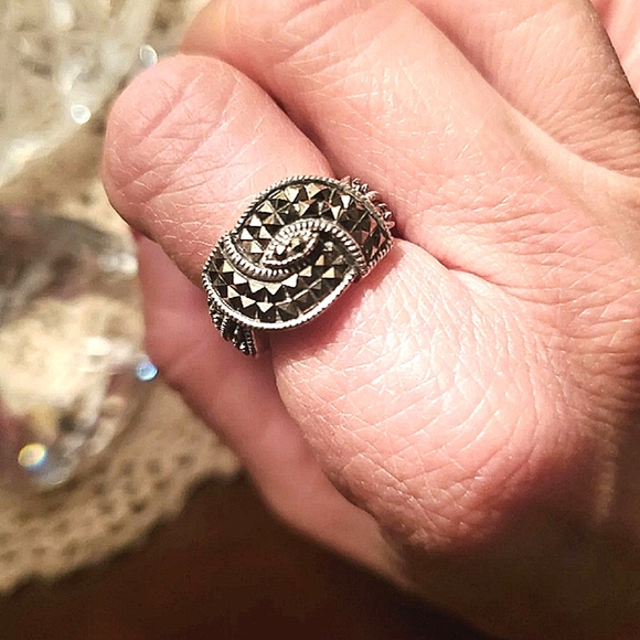 Judith Jack | Jewelry | Judith Jack Ss Marcasite Wrap Ring | Poshmark